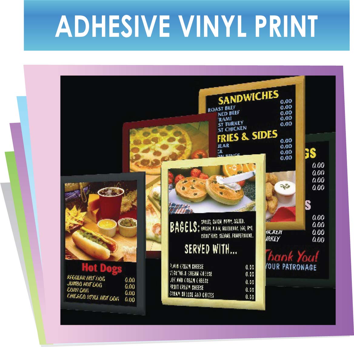 Adhesive Vinyl Printing – Always Sign
